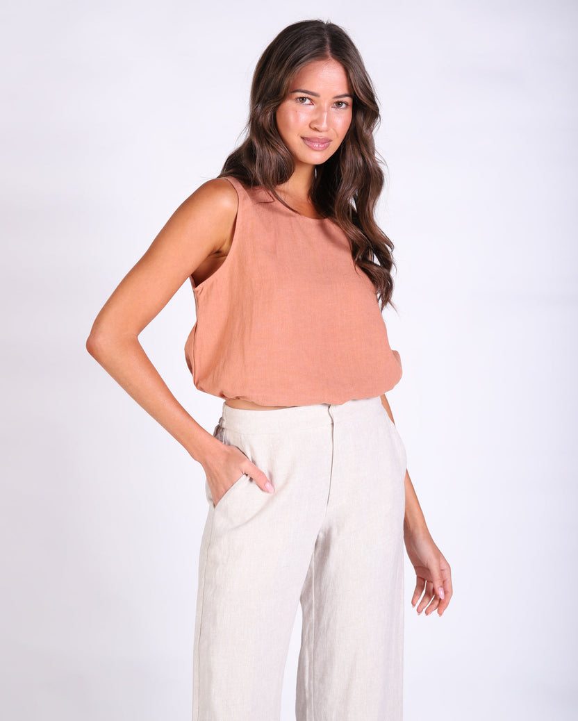 Libby Top - Rust – Picnic Clothing