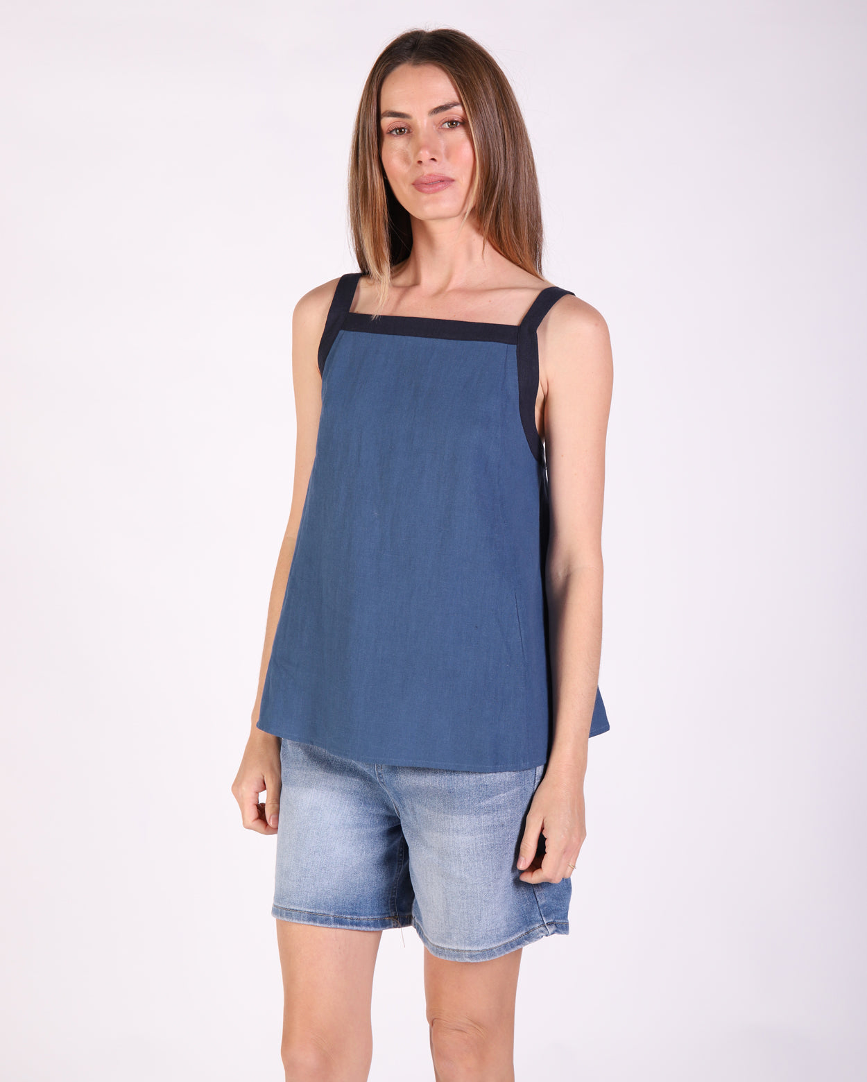 Connie Top - Blue – Picnic Clothing